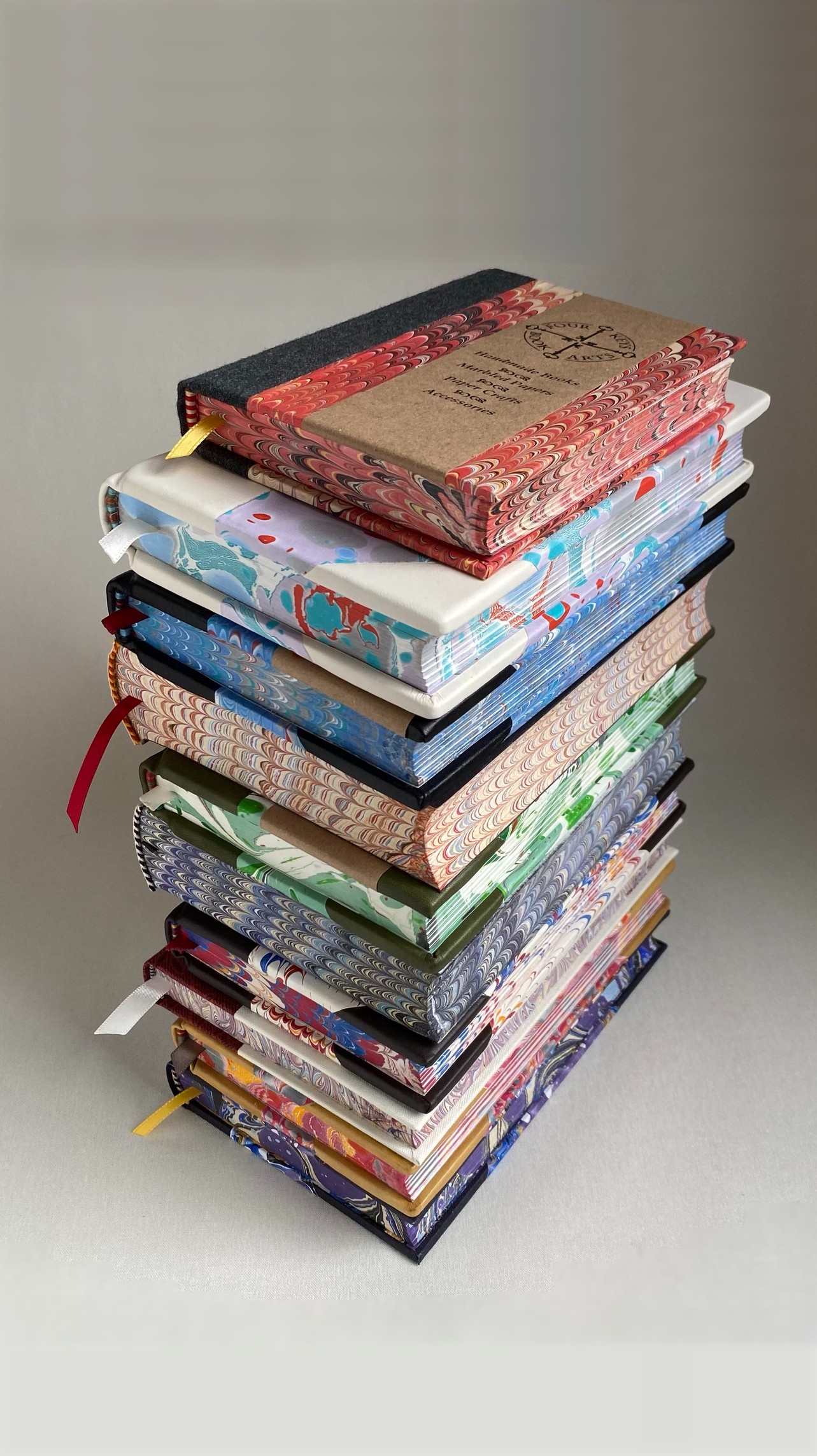 Handmade Books and Marbled Papers