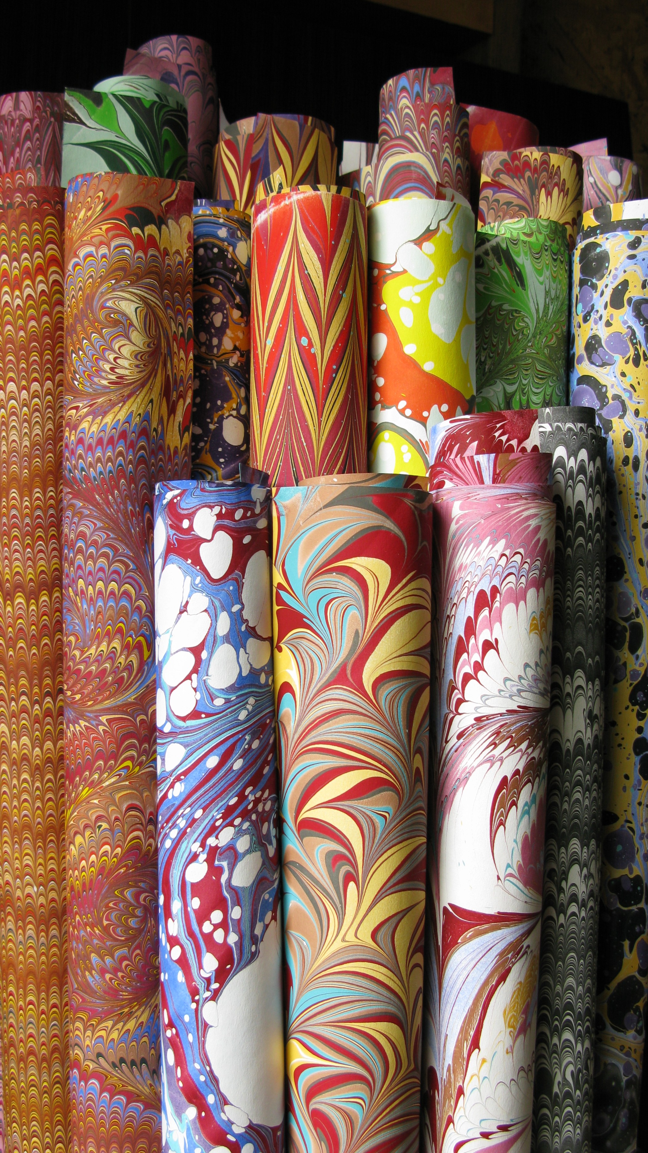 Handmade Books and Marbled Papers